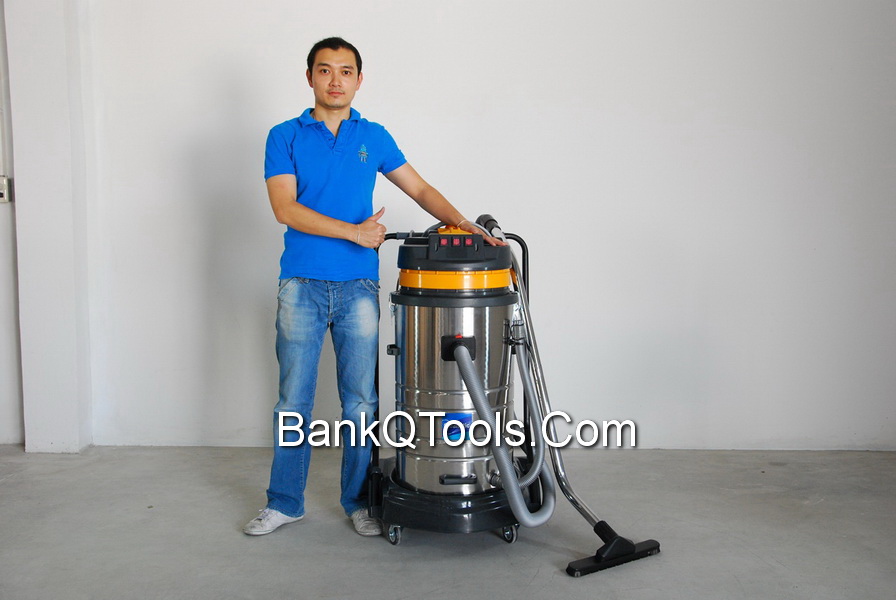 เครื่องดูดฝุ่น-ดูดน้ำ ขนาด 80 ลิตร แบบ 3 มอเตอร์ Cleanatic รุ่น C8007 และ C8007A